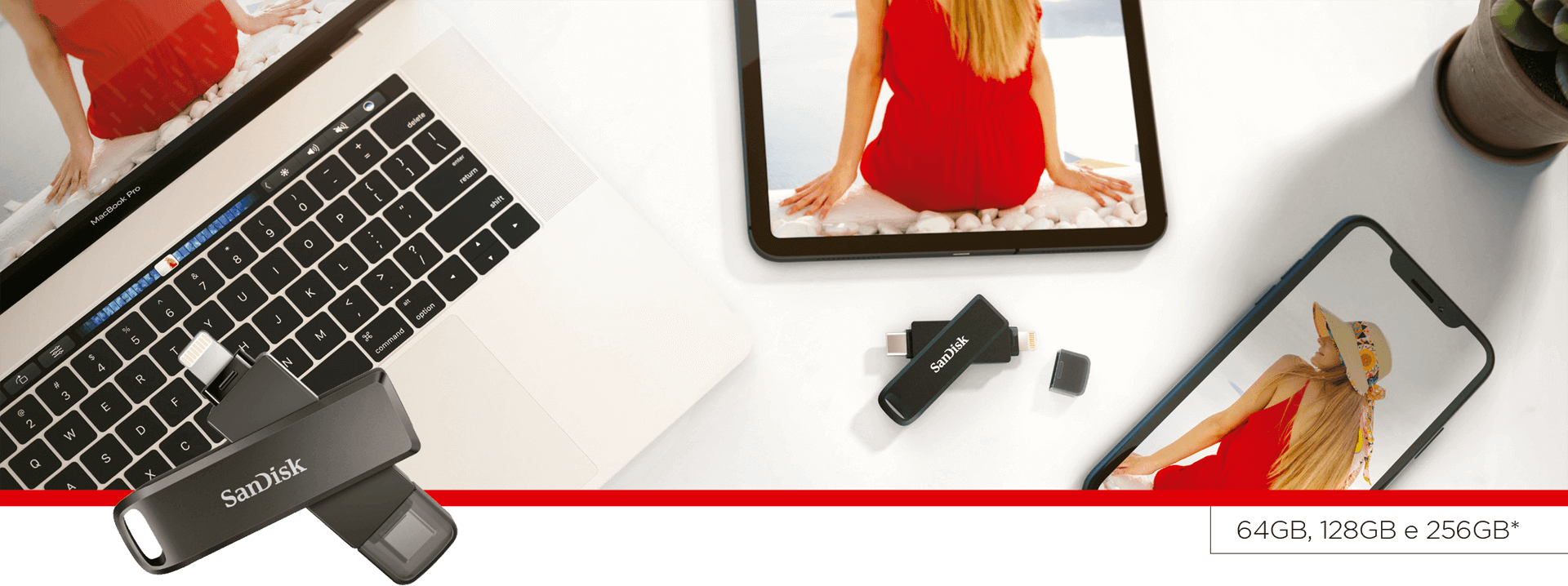 Sandisk® iXpand® Flash Drive Luxe para seu iPhone