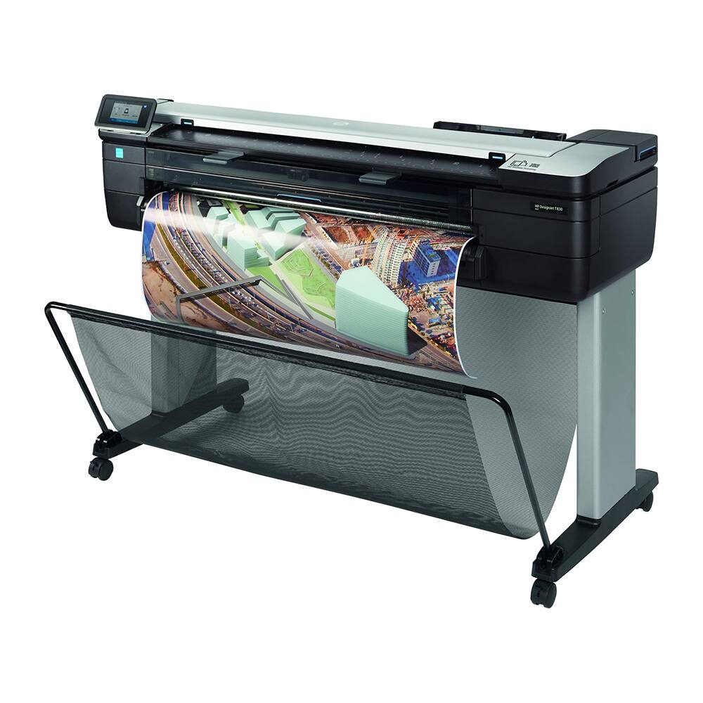 Impressora plotter 36" Designjet T830 F9A30A HP CX 1 UN - Impressoras ...