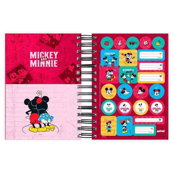 Agenda diária Mickey Minnie 2022 190x136mm 2228075 Spiral Dm PT 1 UN ...