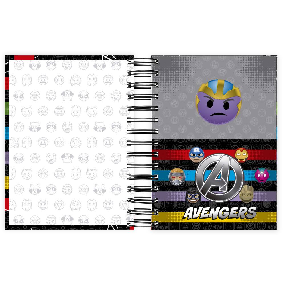 Agenda Diária 2024 Marvel Emoji Spiral - PT 1 UN | Loja Spiral Brasil