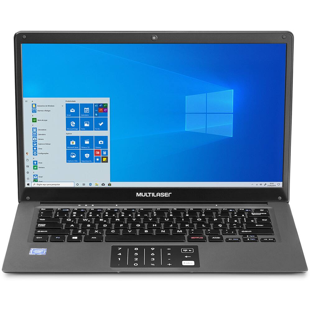 Notebook Multilaser Legacy Cloud, Processador Quad Core, 2GB de Memória ...