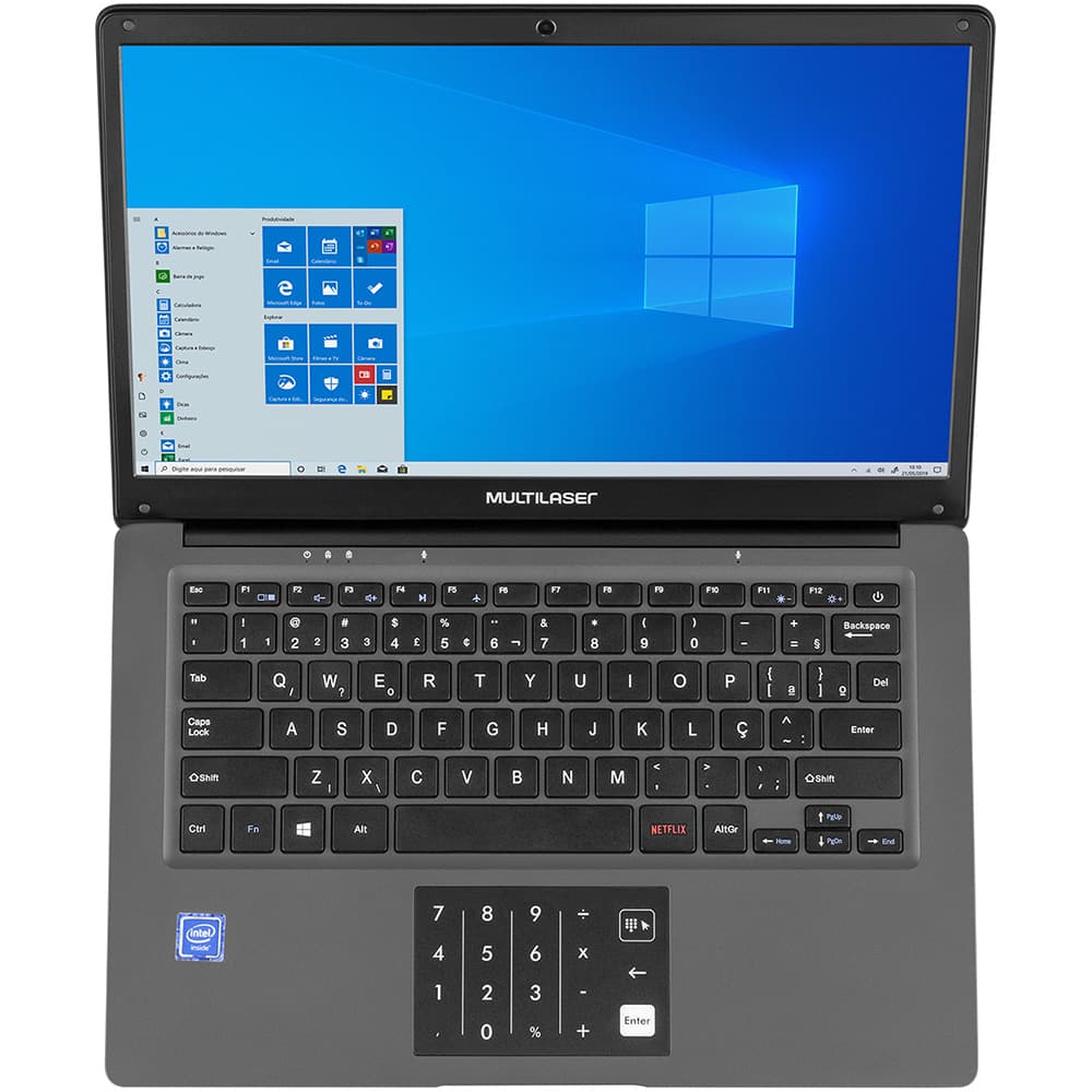 Notebook Multilaser Legacy Cloud, Processador Quad Core, 2GB de Memória ...