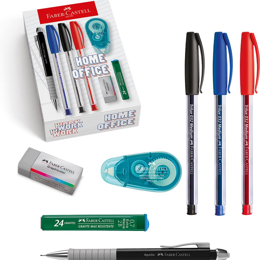 Kit Home Office Faber-Castell PT 1 UN | Loja Faber-Castell Oficial