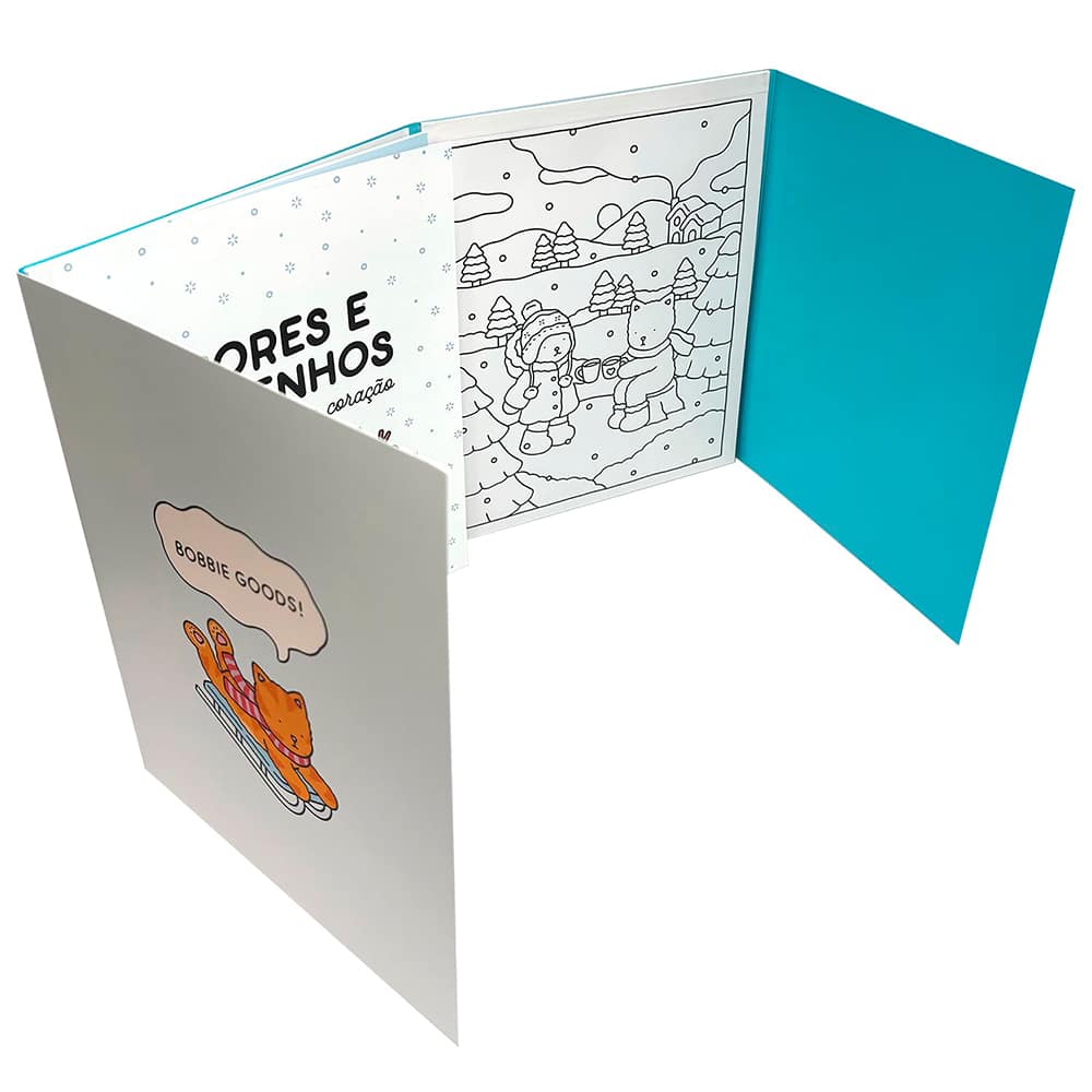 Livro para colorir Bobbie Goods cores e desenhos Sextante PT 1 UN ...
