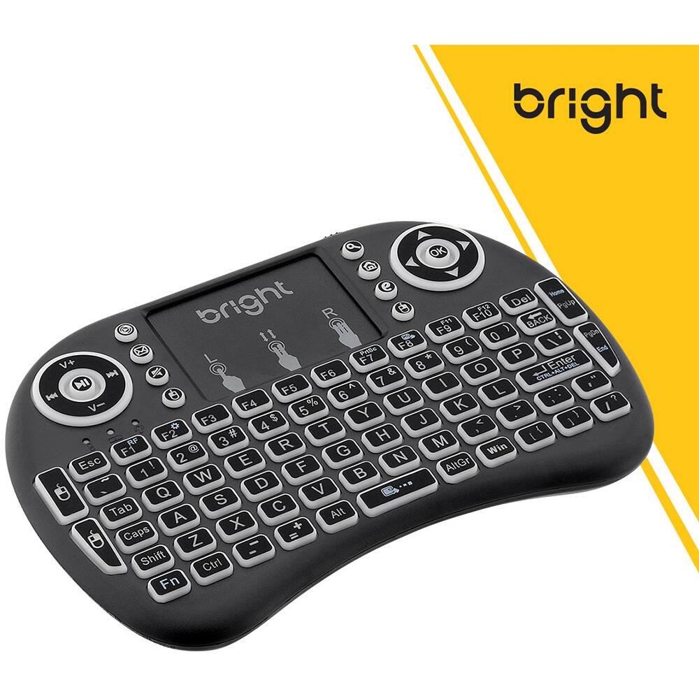 Teclado sem fio retroiluminado 595 Bright CX 1 UN - Informática - Kalunga