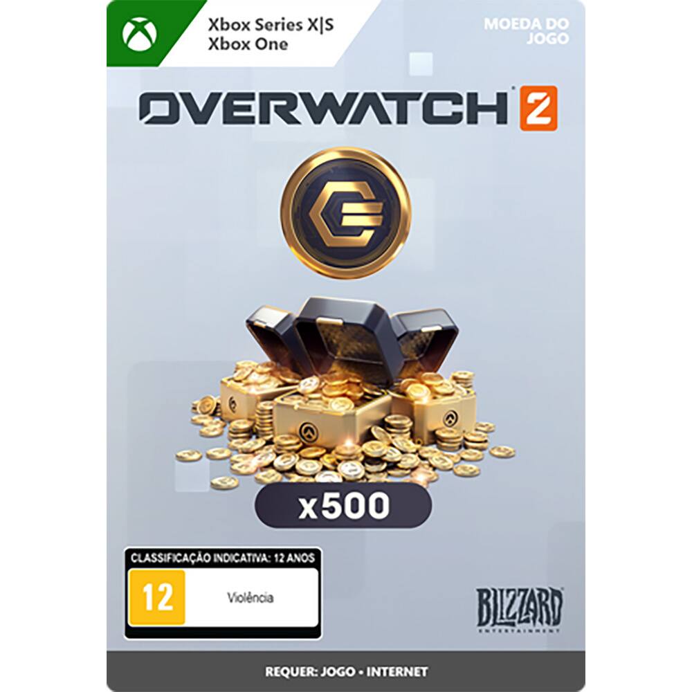 Gift Card GCMV Overwatch 2 500 Coins Blizzard UN 1 UN - Softwares - Kalunga