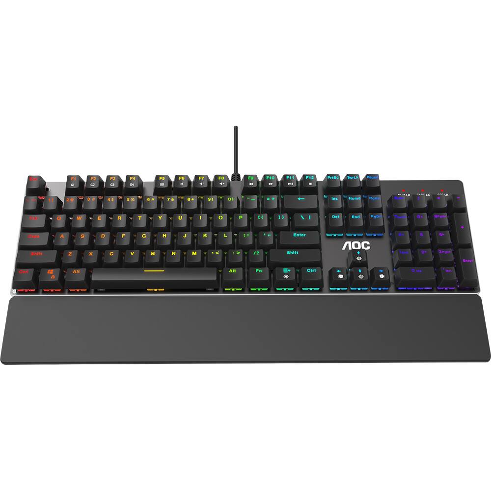 Teclado Mecânico Gamer GK500 RGB, Outemu Switch Blue, ABNT2 - AOC CX 1 ...