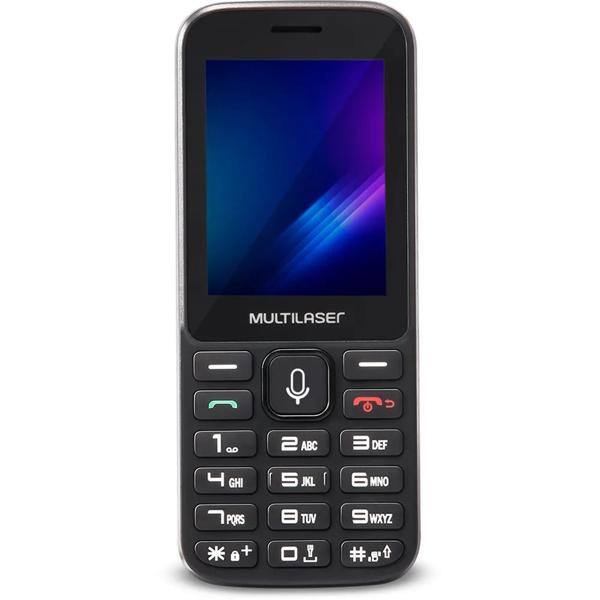 Telefone celular Zapp 2,4" 3g 512mb preto P9098 Multi CX 1 UN ...