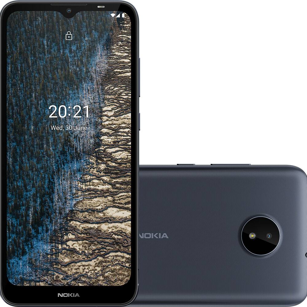 Smartphone Nokia C20 Android 11, 32GB de Armazenamento, Câmera Frontal ...